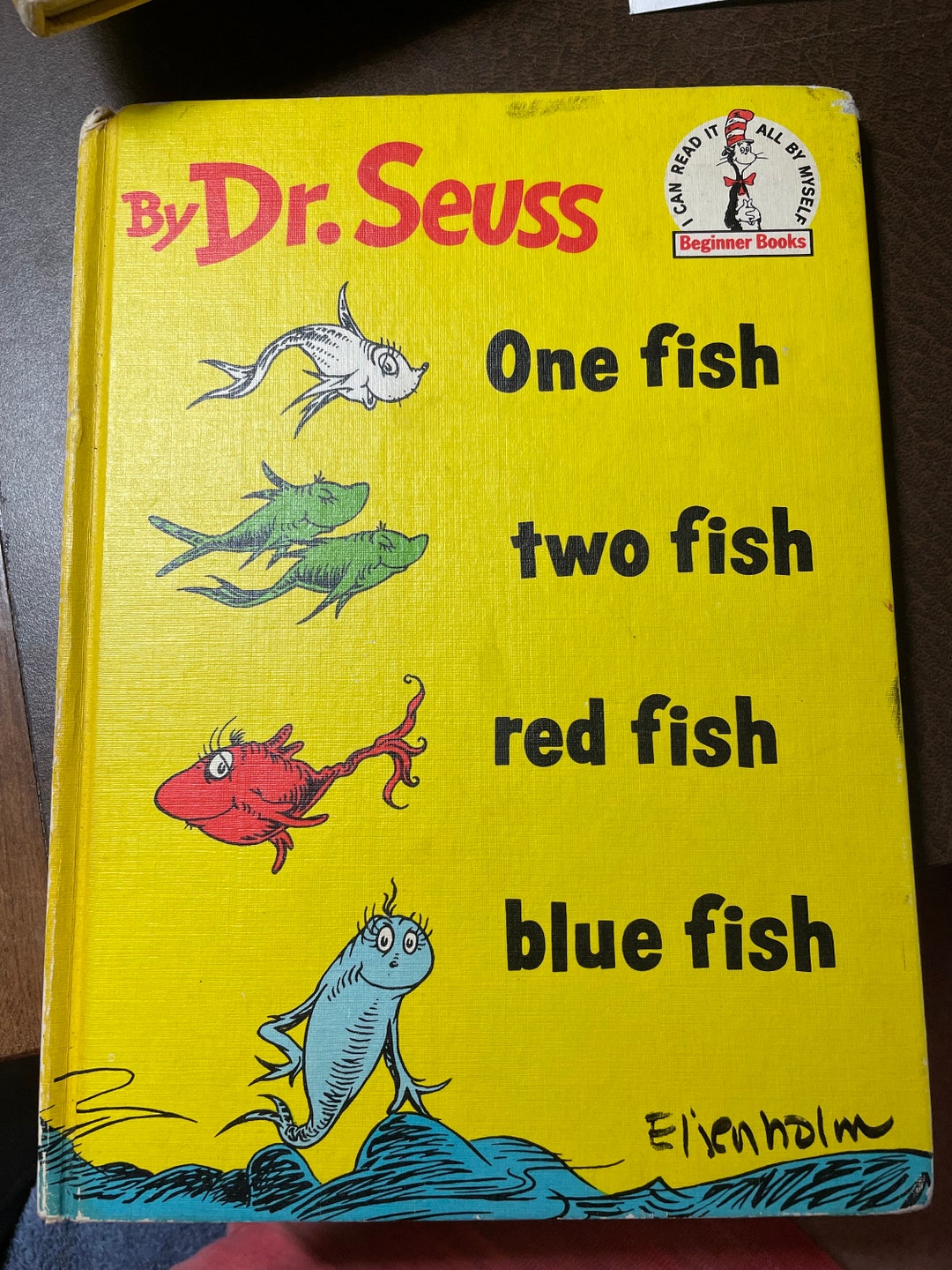 Dr. Seuss One Fish Two Fish Red Fish Blue Fish, Copyright 1960 ...