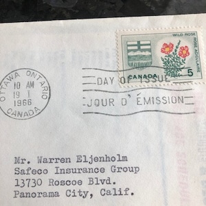 First Day of Issue Canadian Postage Stamps Postmarked Ottawa - Etsy