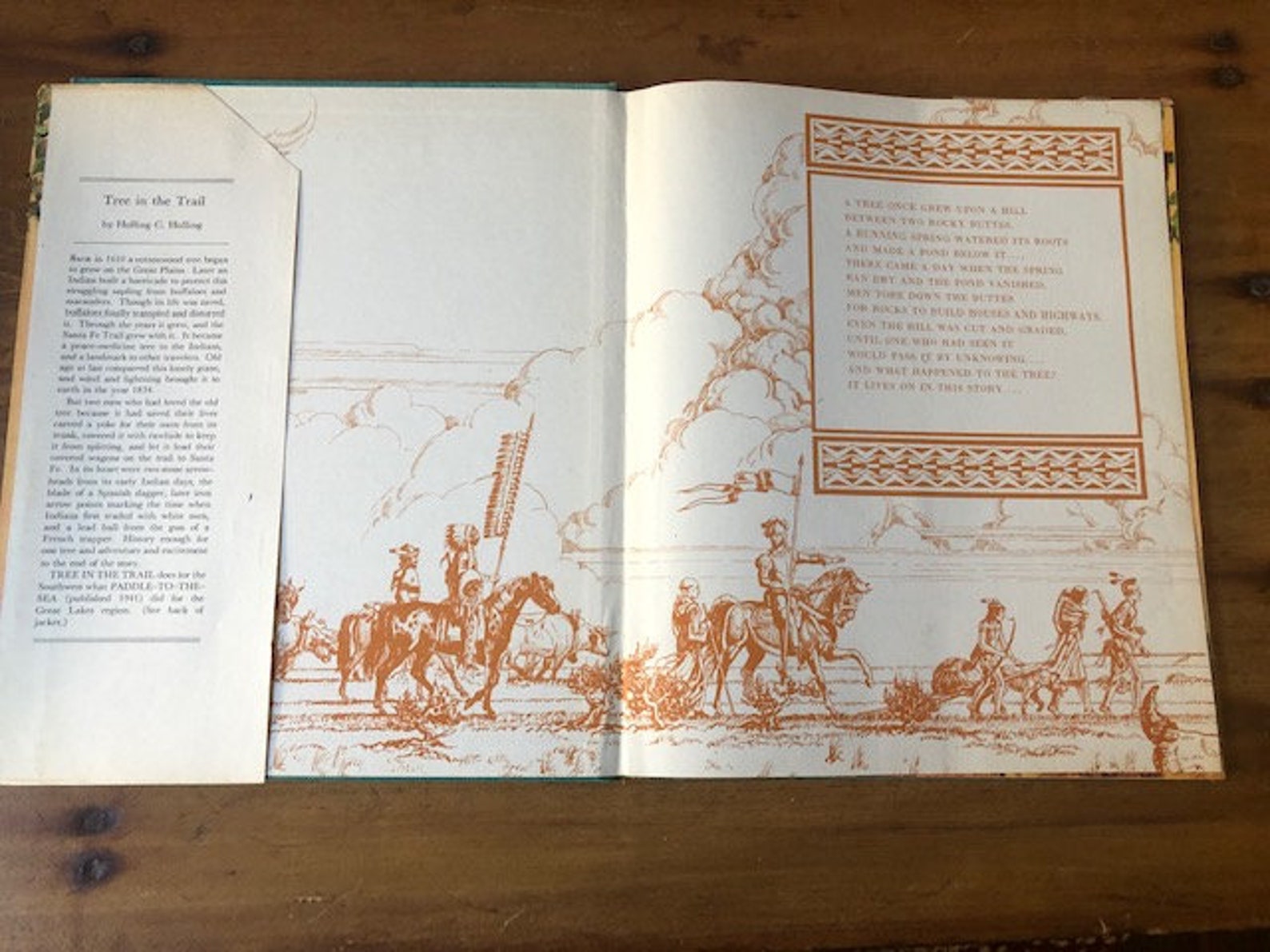 Vintage 1942 Tree in the Trail Book, Holling Clancy Holling - Etsy