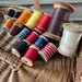 Vintage Wooden Fishing Spools of Rod Winding Fly Tying Thread, 14 ...