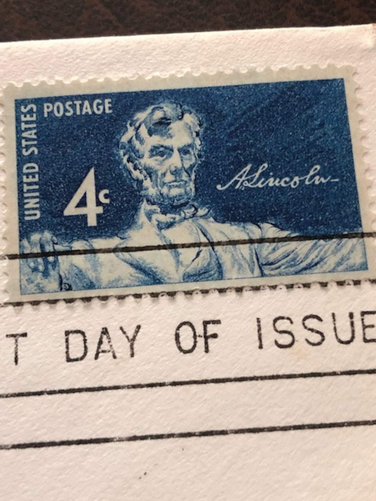 Lincoln Sesquicentennial Four Cent First Day Issue United States ...