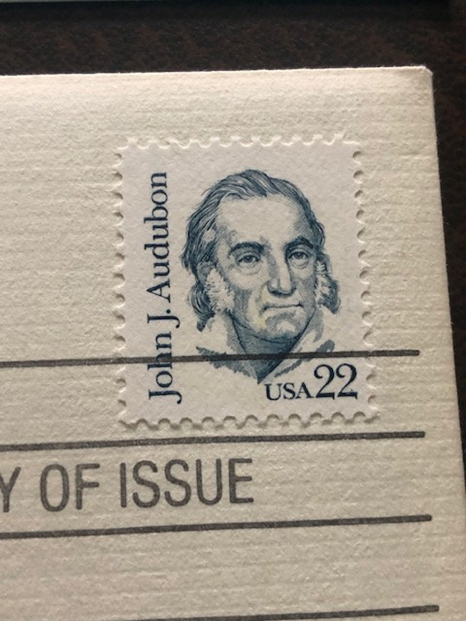 U. S. Postage Stamp John James Audubon Gold Stamp 200th - Etsy