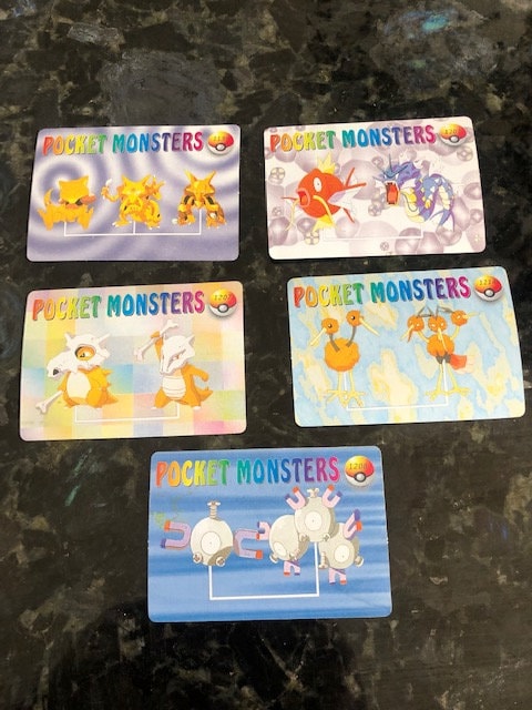 Japanese Pocket Monsters Vending Prism Holo Trading Stickers With Holo ...