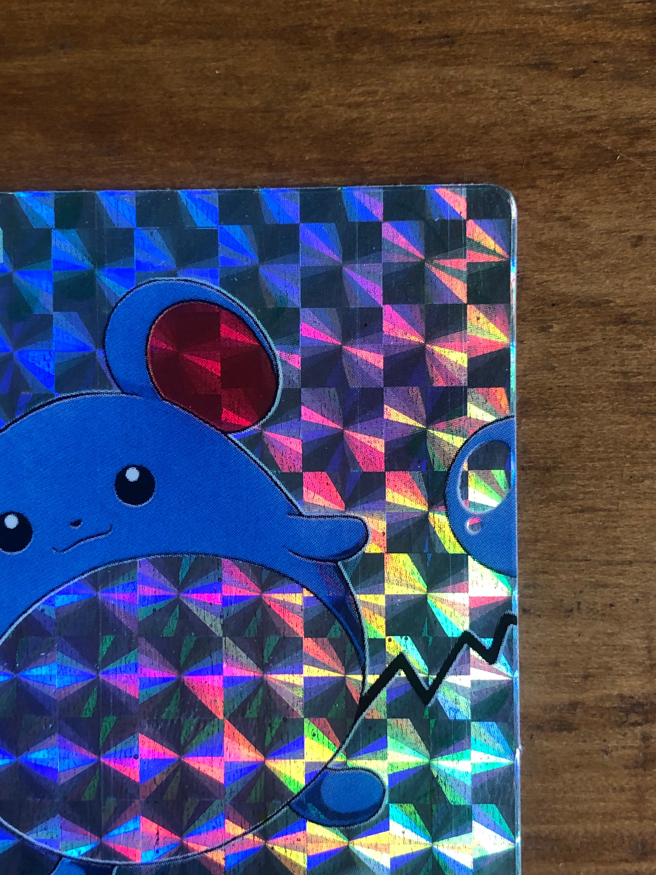 Vintage Pokemon Prism Vending Sticker With Marill on Shiny - Etsy