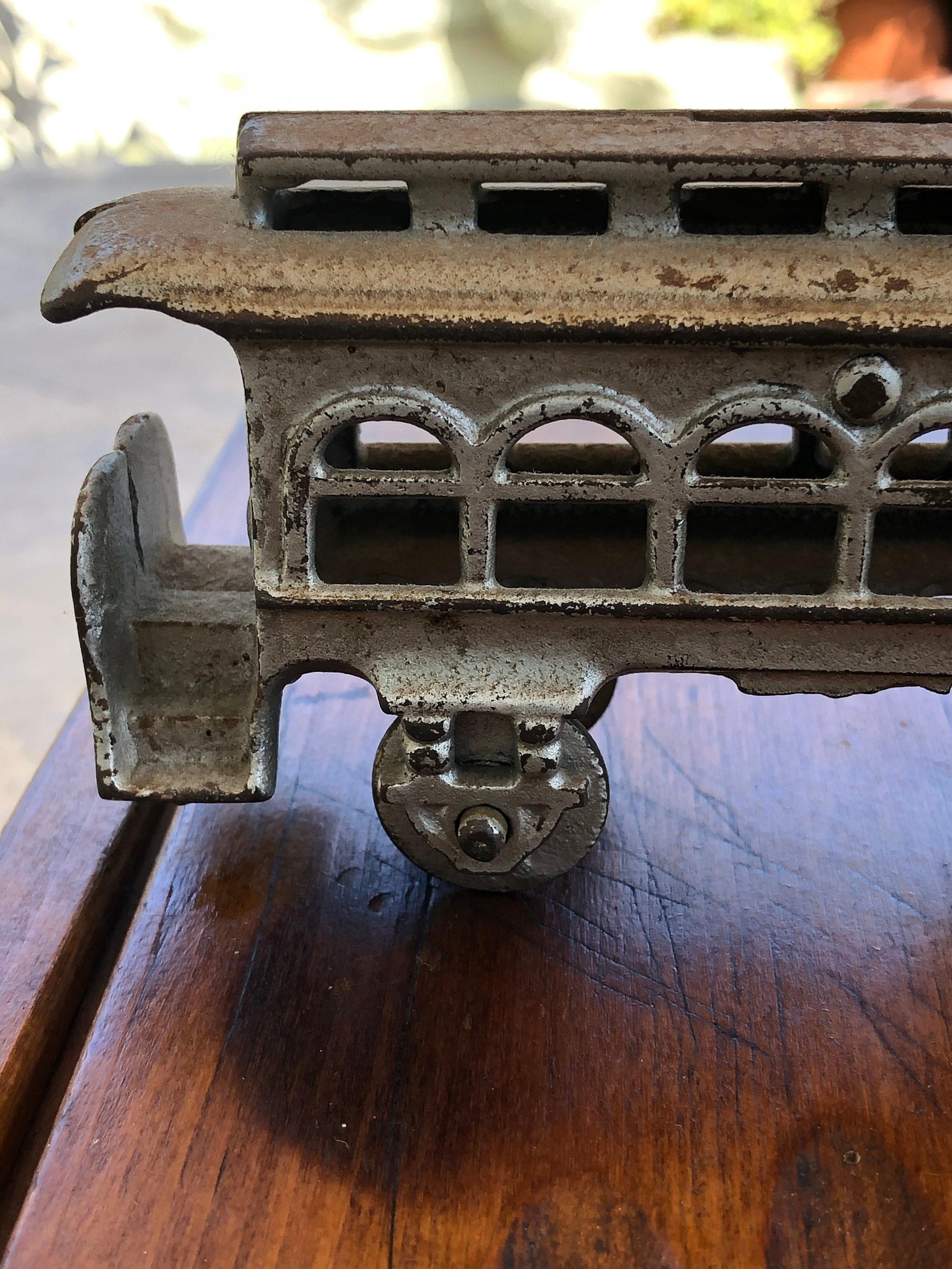Antique Cast Iron Silver Train Coin Bank, Trolley Bank - Etsy