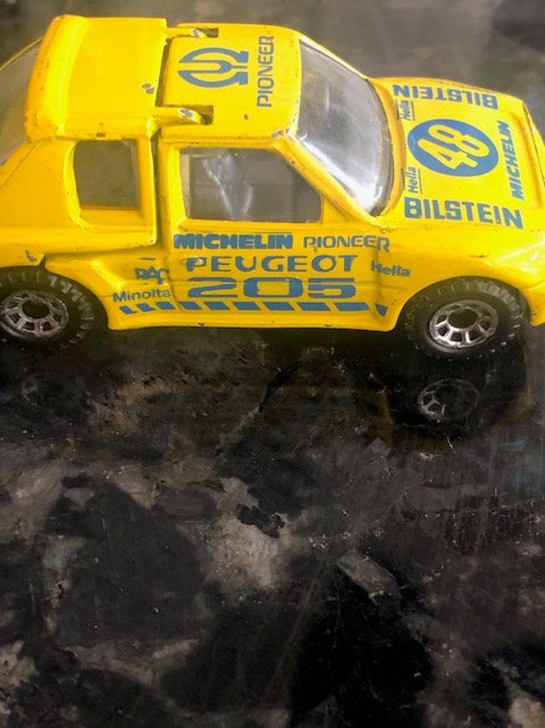 1984 Matchbox Yellow Peugeot 205 Turbo 16 With 48 Michelin - Etsy