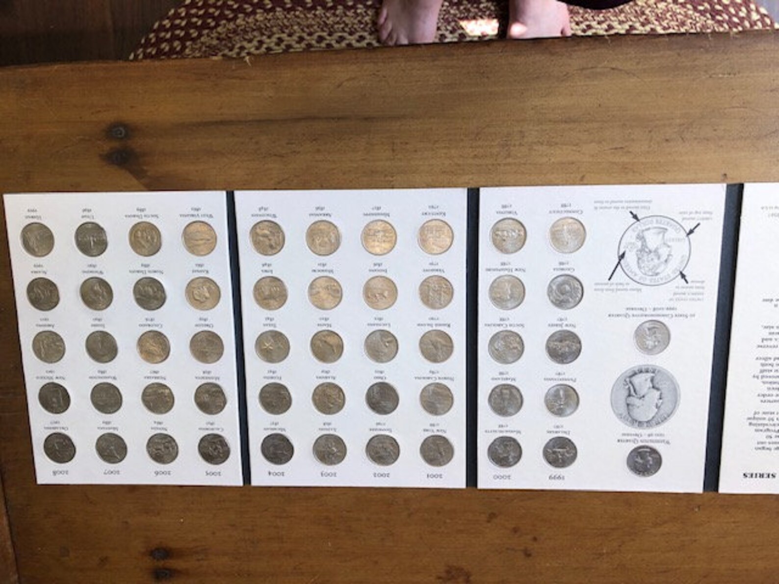 Vintage 1999 Littleton Custom Coin Album Filled With Quarters From All ...