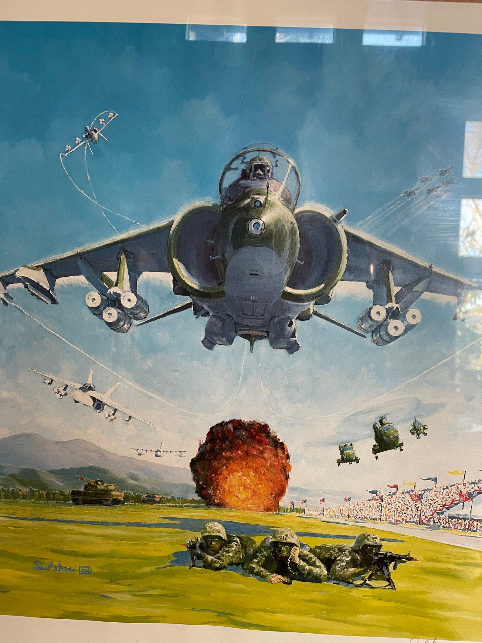 Vintage MCAS El Toro 1994 Air Show Poster, "marines: America's 911 ...