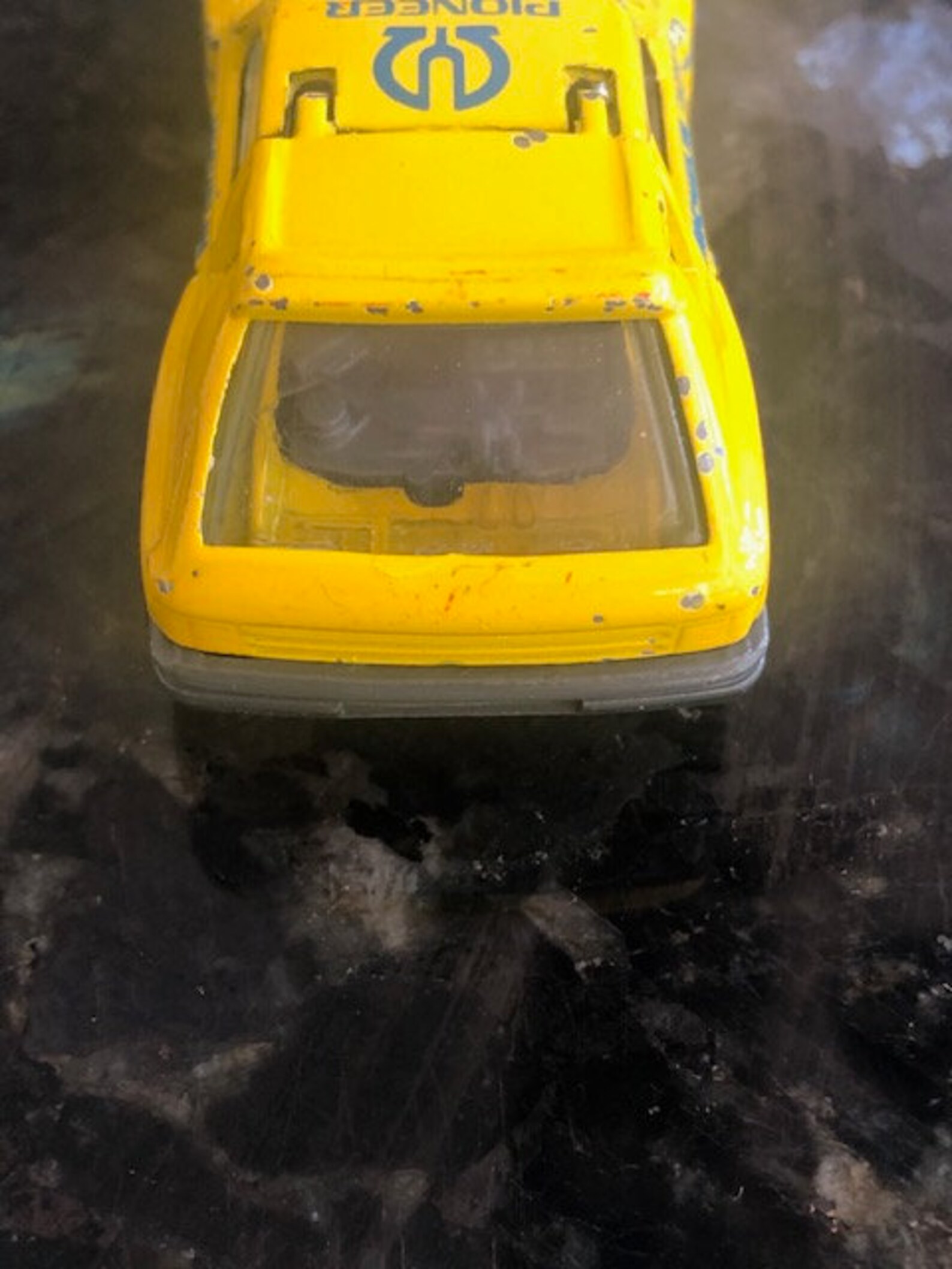 1984 Matchbox Yellow Peugeot 205 Turbo 16 with 48 Michelin, Pioneer ...