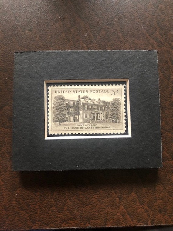 Vintage 1956 3 Cent U.S. Postage Stamp Wheatland the Home of | Etsy