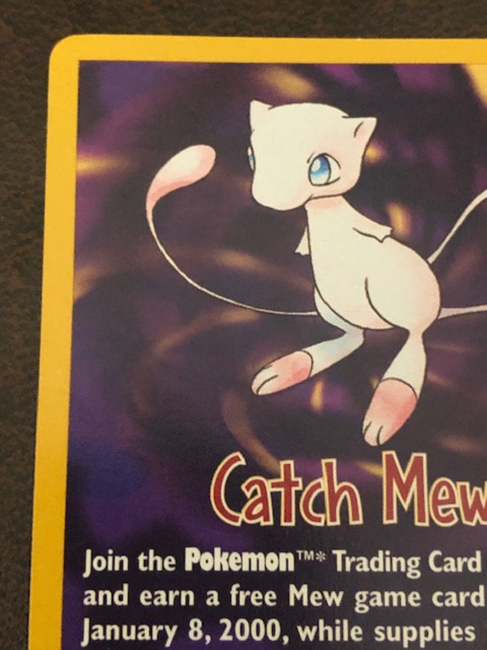 Vintagecatch Mew Pokemon Trading Card Promo for Pokemon Trading Card ...