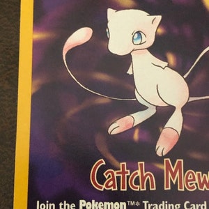 Vintagecatch Mew Pokemon Trading Card Promo for Pokemon Trading Card ...