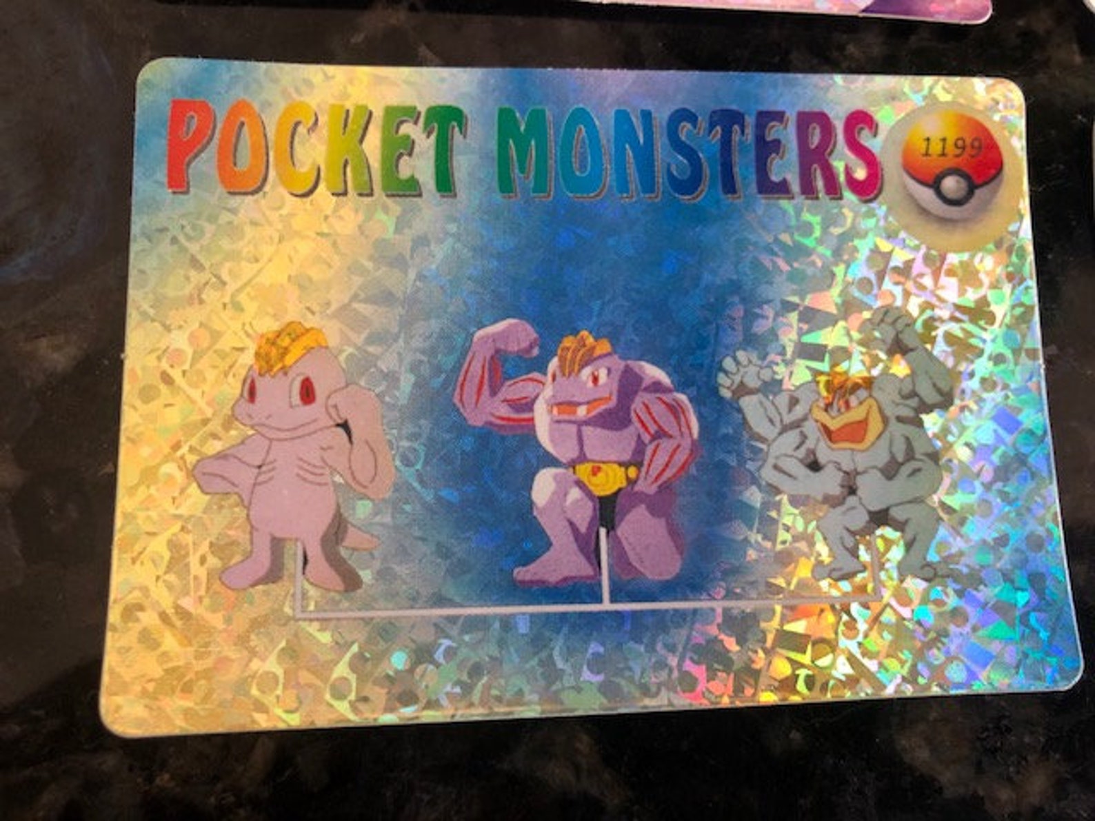 Japanese Pocket Monsters Vending Prism Holo Trading Stickers With Holo ...