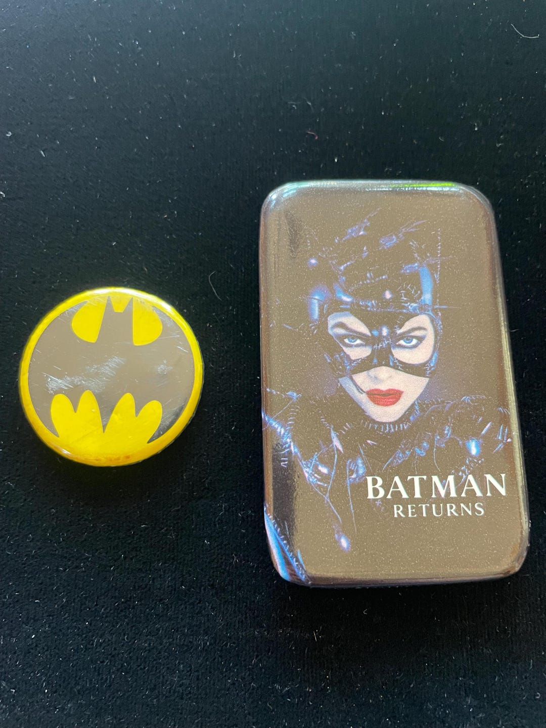Vintage Batman Pins, Batman Logo Button DC Comics And - Etsy