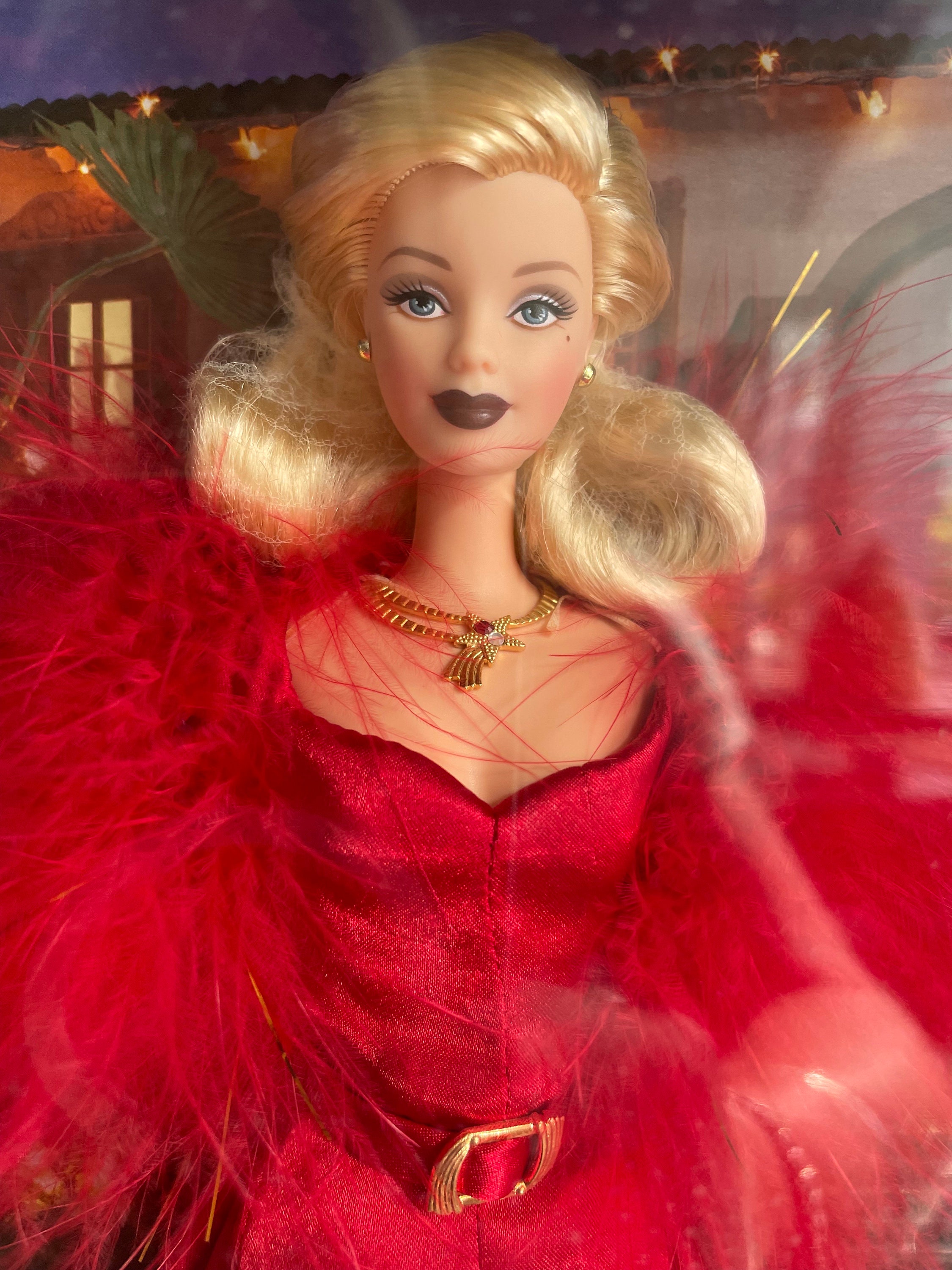 Vintage 2001 Hollywood Cast Party Barbie in Red Gown, Fifth in A Series ...
