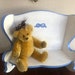 White and Blue Hand Painted Wooden Rocking Doll Bench - Etsy