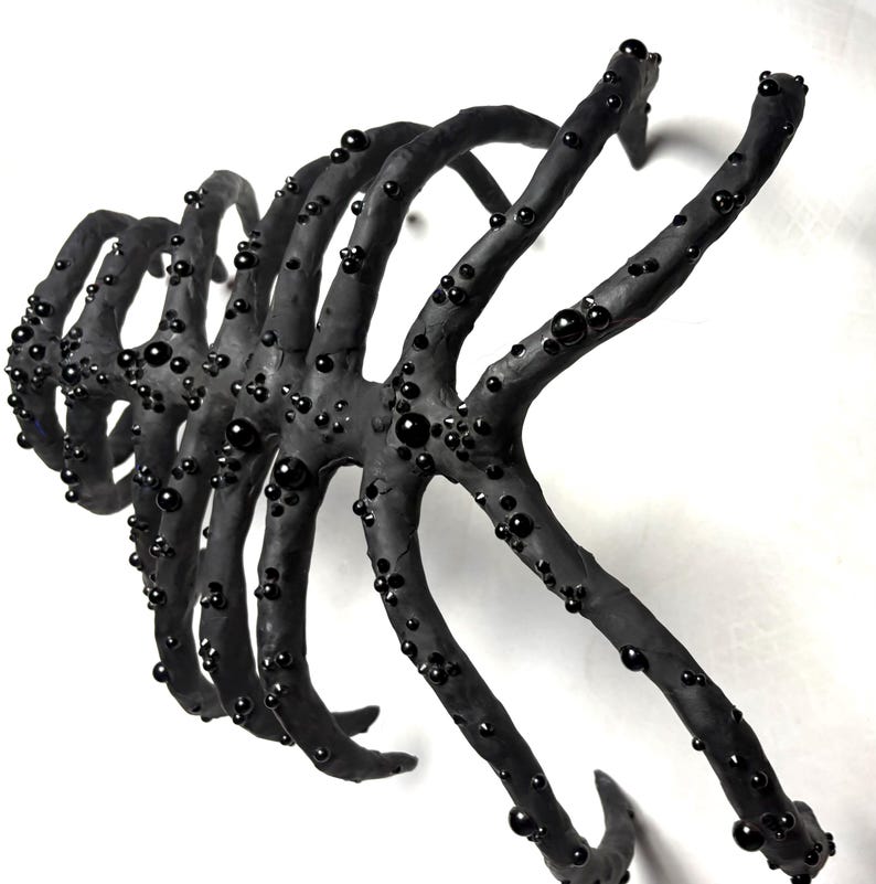 Alien Rib Cage Wearable Art Piece – Adjustable Bio-exoskeletal ...