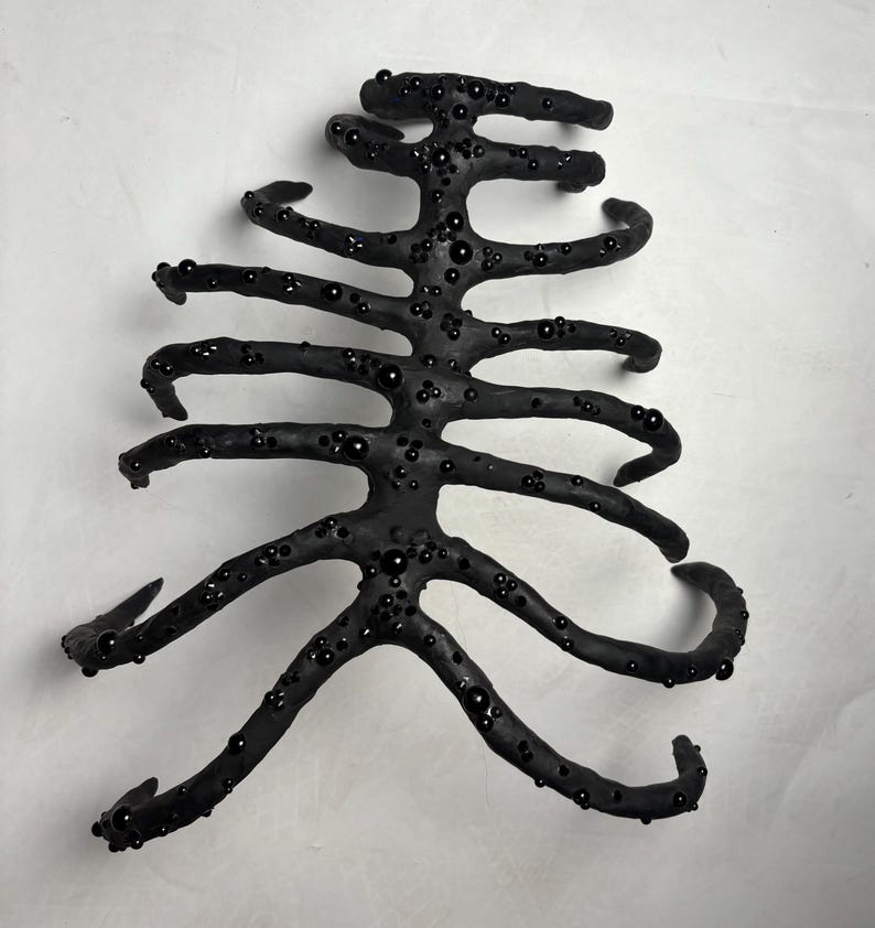 Alien Rib Cage Wearable Art Piece – Adjustable Bio-exoskeletal ...
