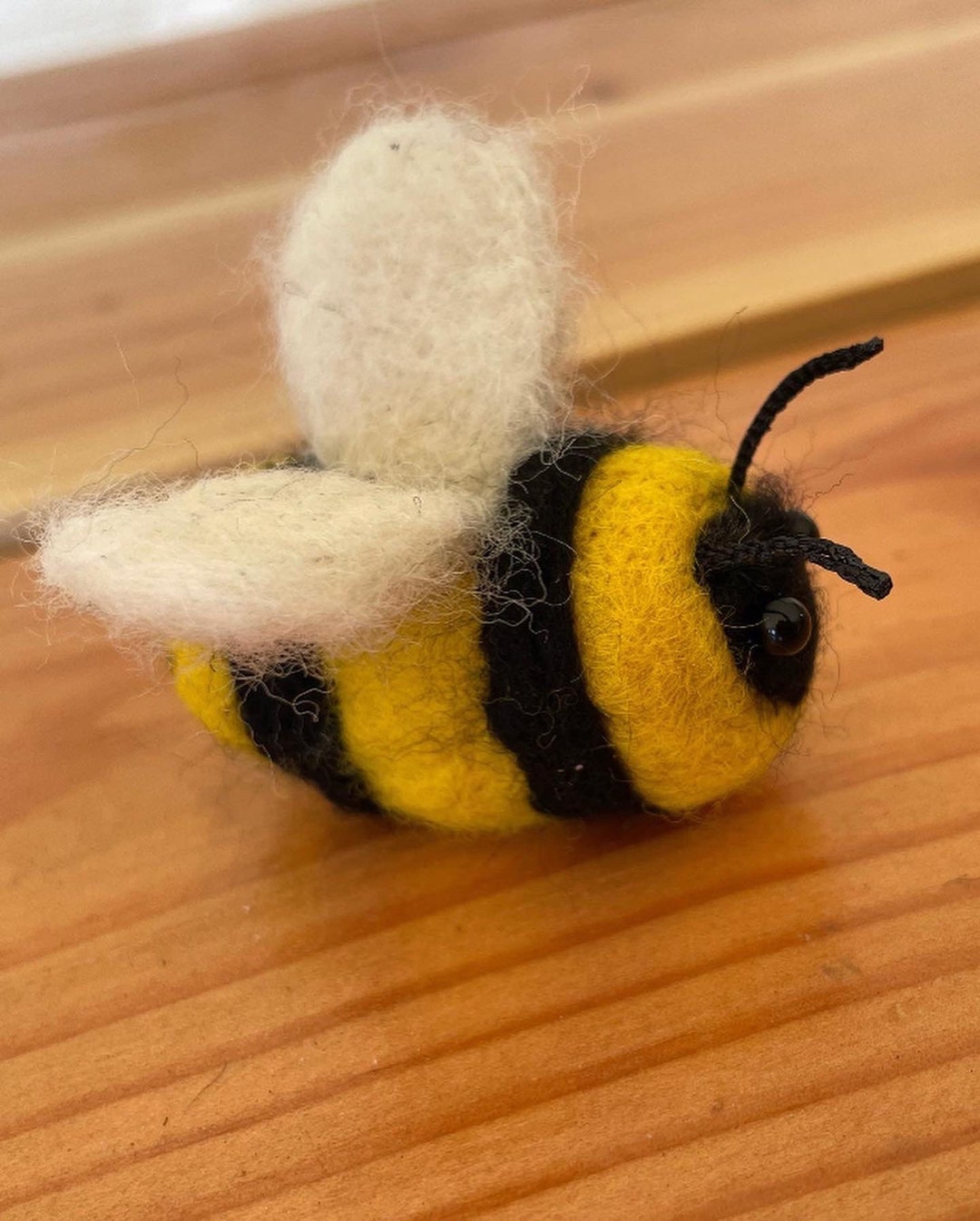 Needle Felted Bee - Etsy