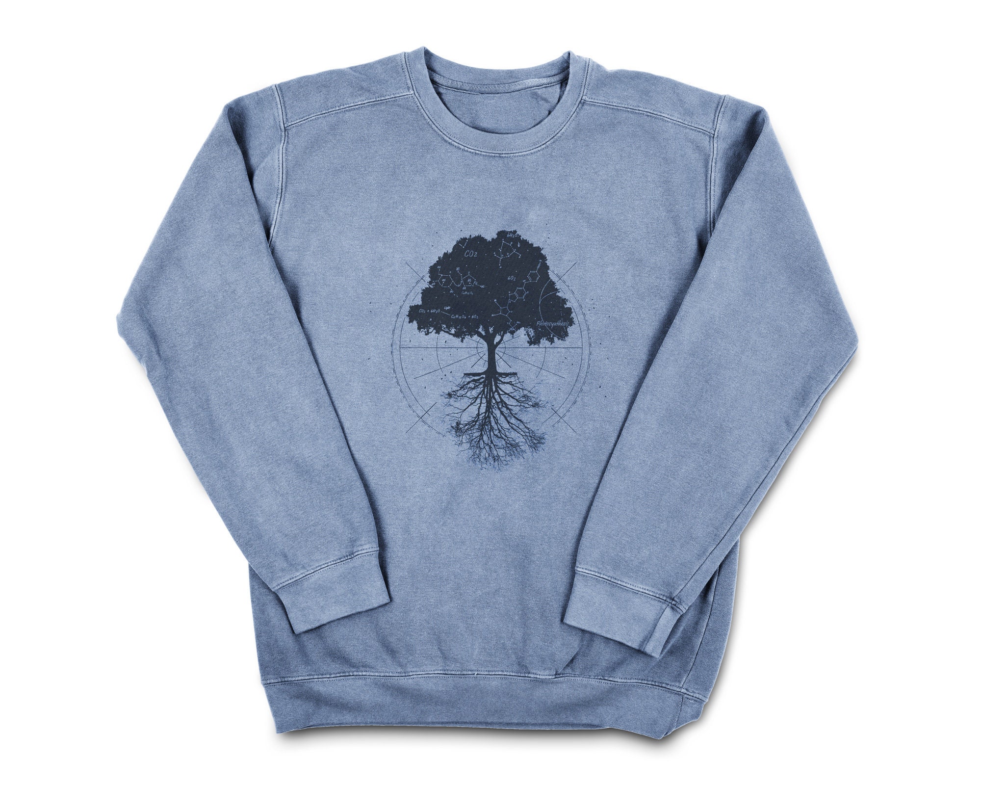 Photosynthesis Tree Map Sweatshirt Tree Sweatshirt - Etsy