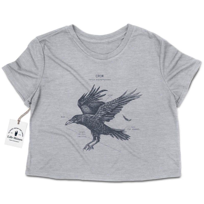 Crow Shirt - Etsy