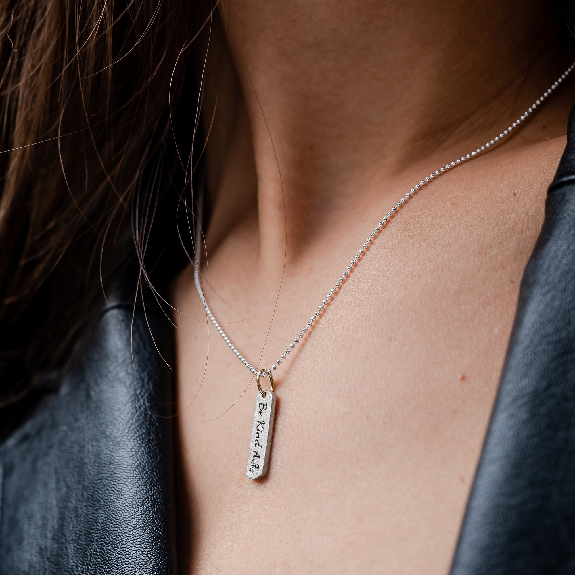 BE KIND AF Charm // Pendant / Kindness Jewelry / Sustainable / Lets Be ...