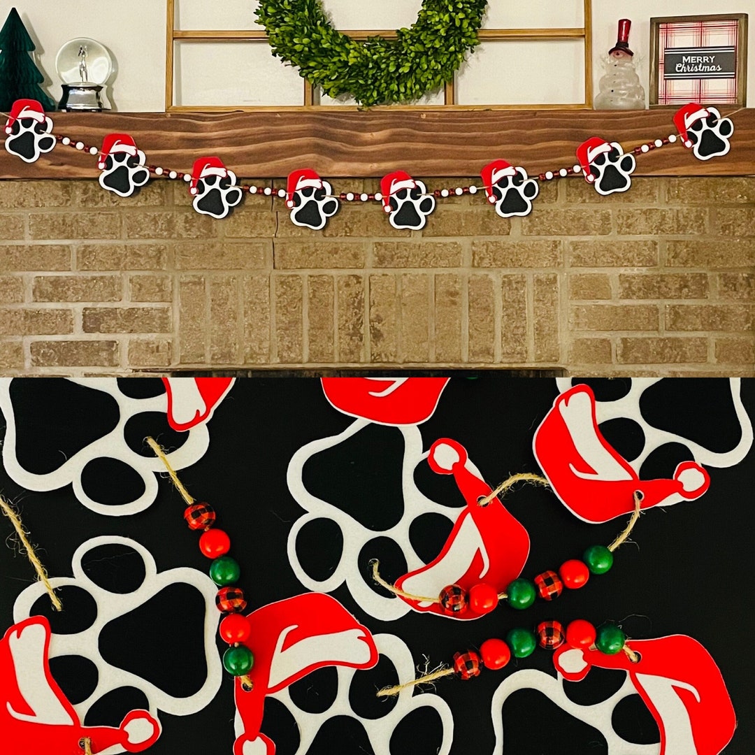 Dog Christmas Banner, Dog Christmas Decor, Pet Christmas Decor, Dog ...