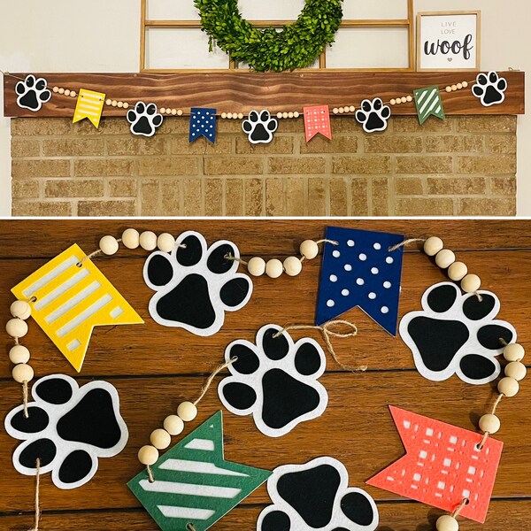 Felt Paw Print - Etsy