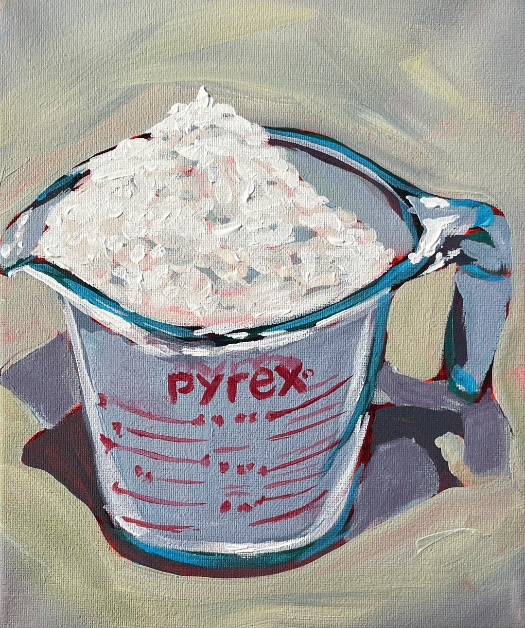 Flour Wall Art Canvas | Flour Art | Flour Decor | Home Decor | Kitchen ...