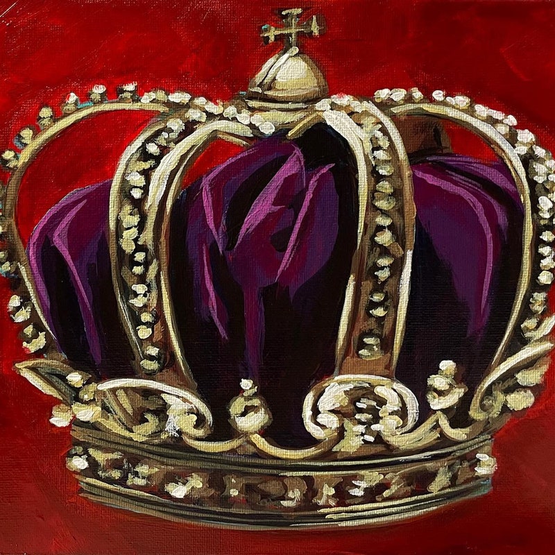 Crown Artwork - Etsy