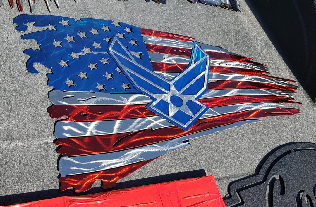 Air Force American Flag - Etsy