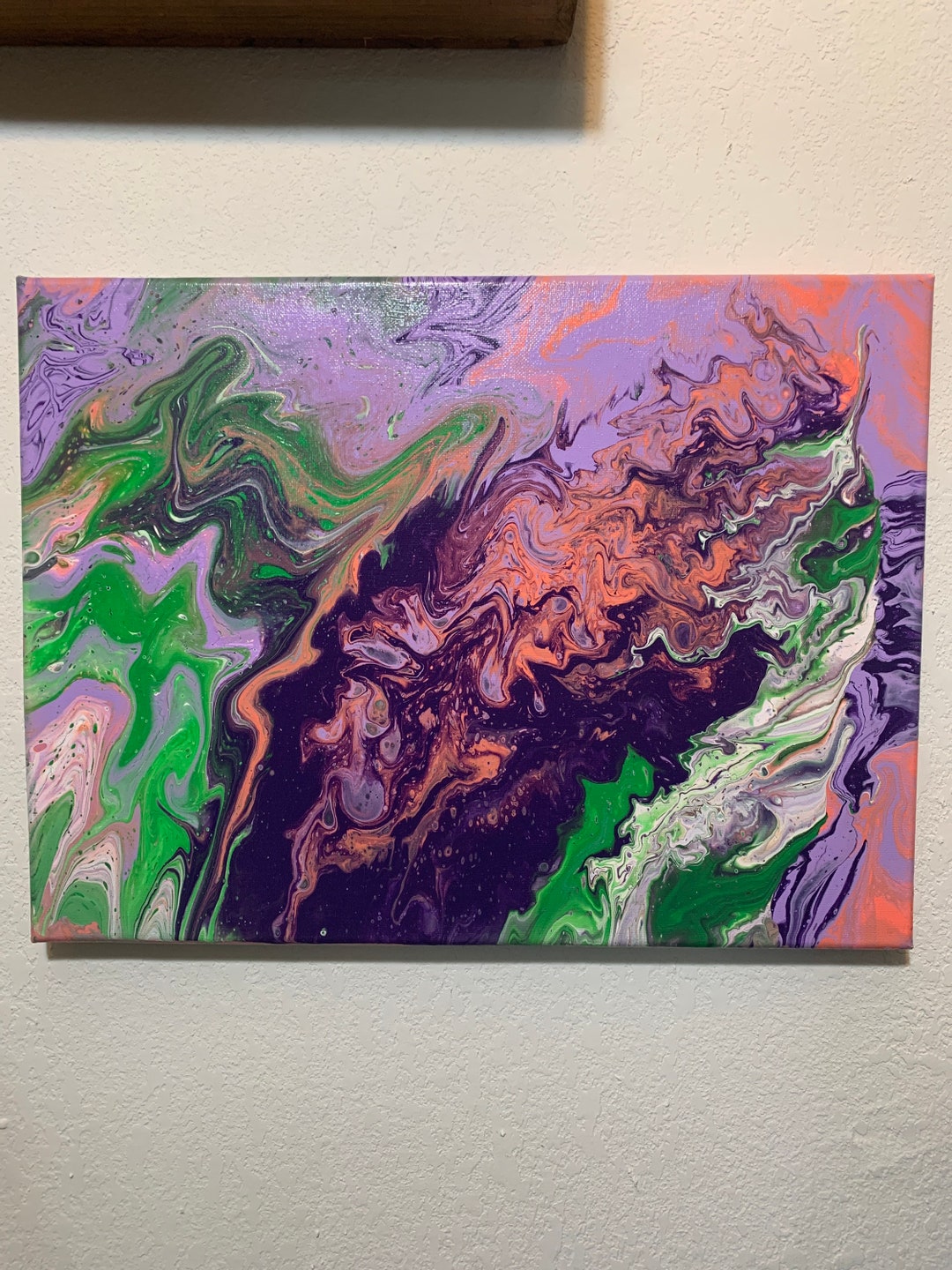 Candy Puddle • Acrylic Pour 12x16” - Etsy