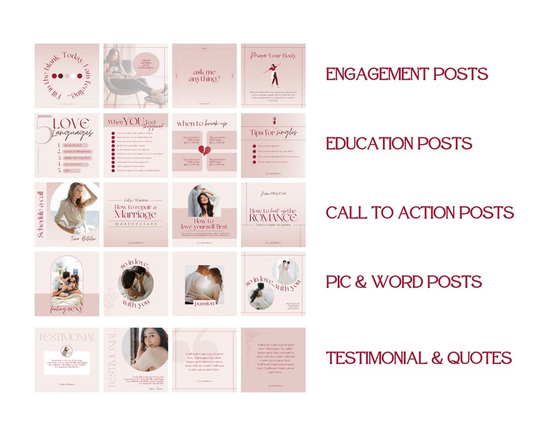 Branding Kit: 45 Sexy Romance Couple's Therapist and Relationship Coach ...