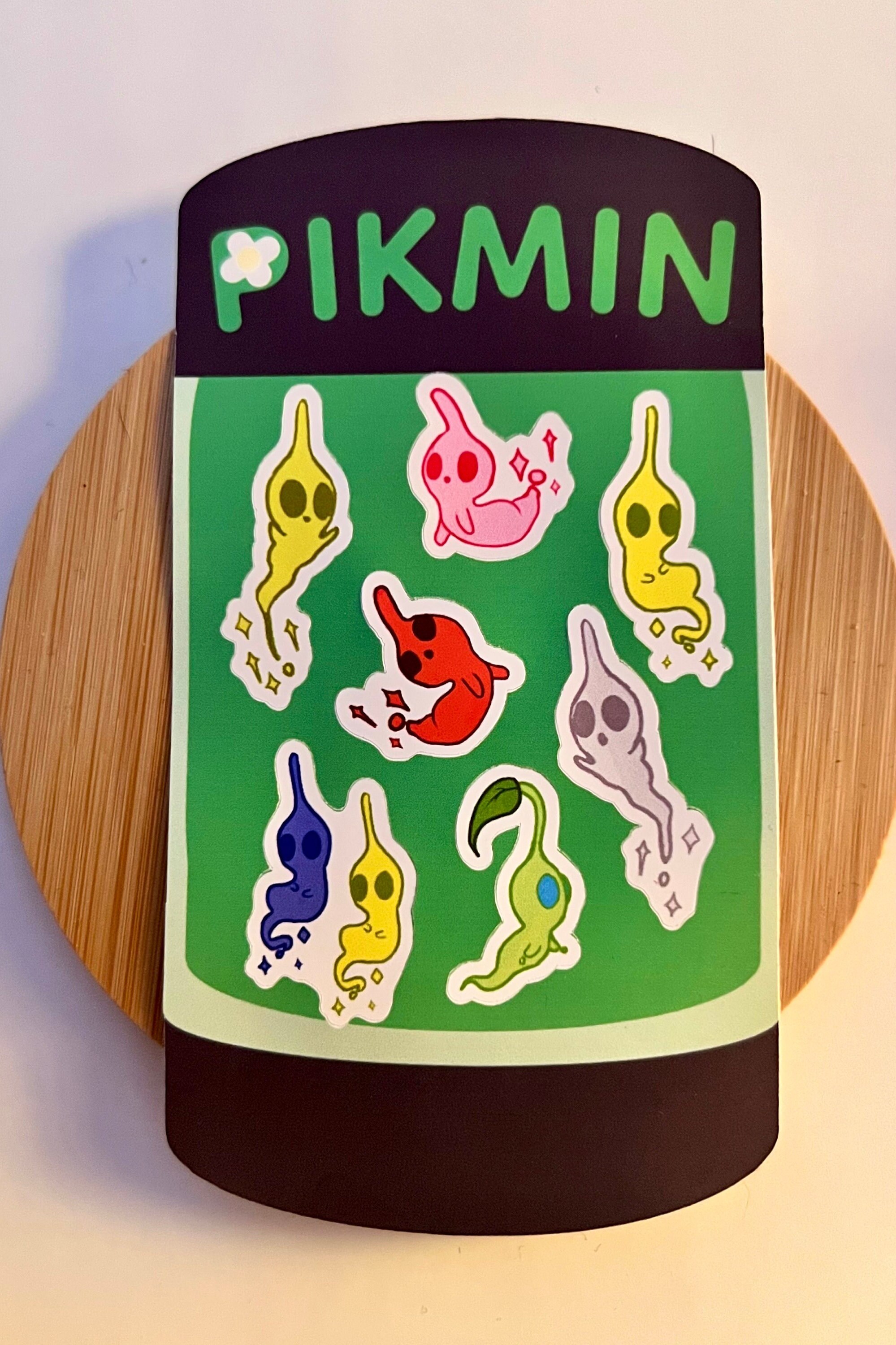 Pikmin Ghost X Luigi's Mansion Matte and Sticker Sheet Set (3 Inch) - Etsy