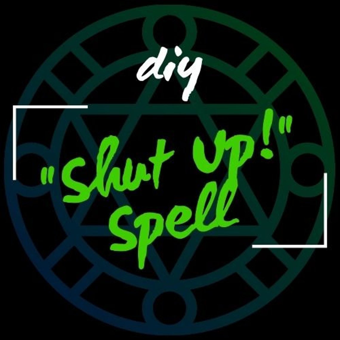 DIY Shut up Stop Gossip Spell Instructions From My Grimoire - Etsy