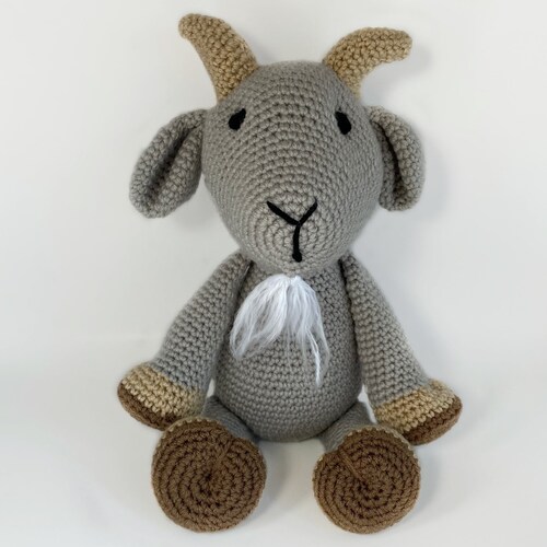 Crochet Stuffed Animal Goat - Etsy