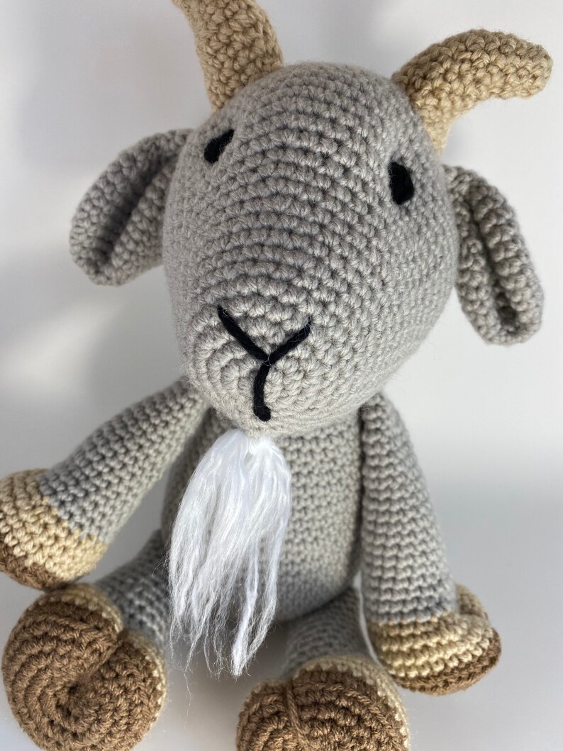 Crochet Stuffed Animal Goat - Etsy