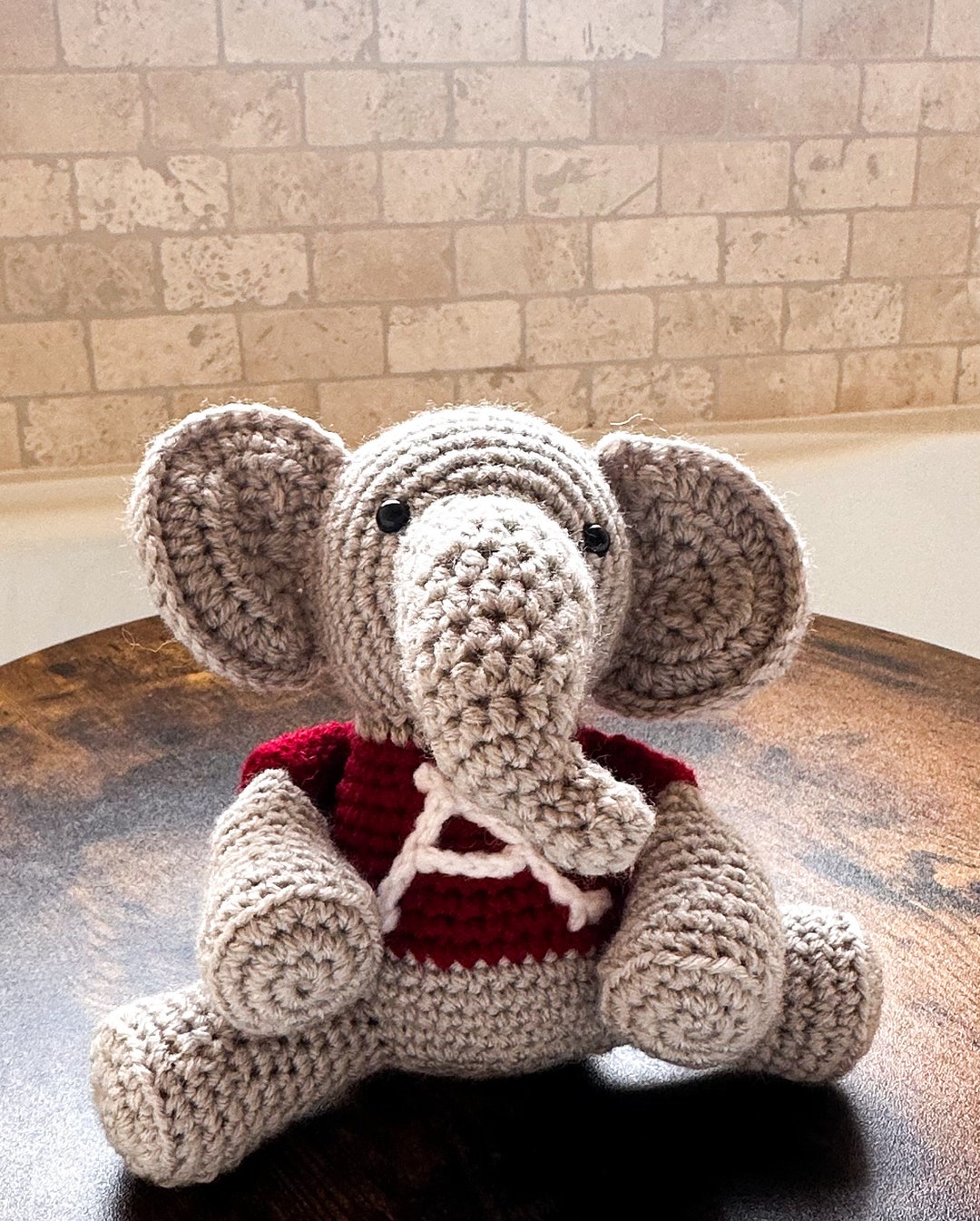 Big Al Alabama Elephant Stuffed Animal - Etsy