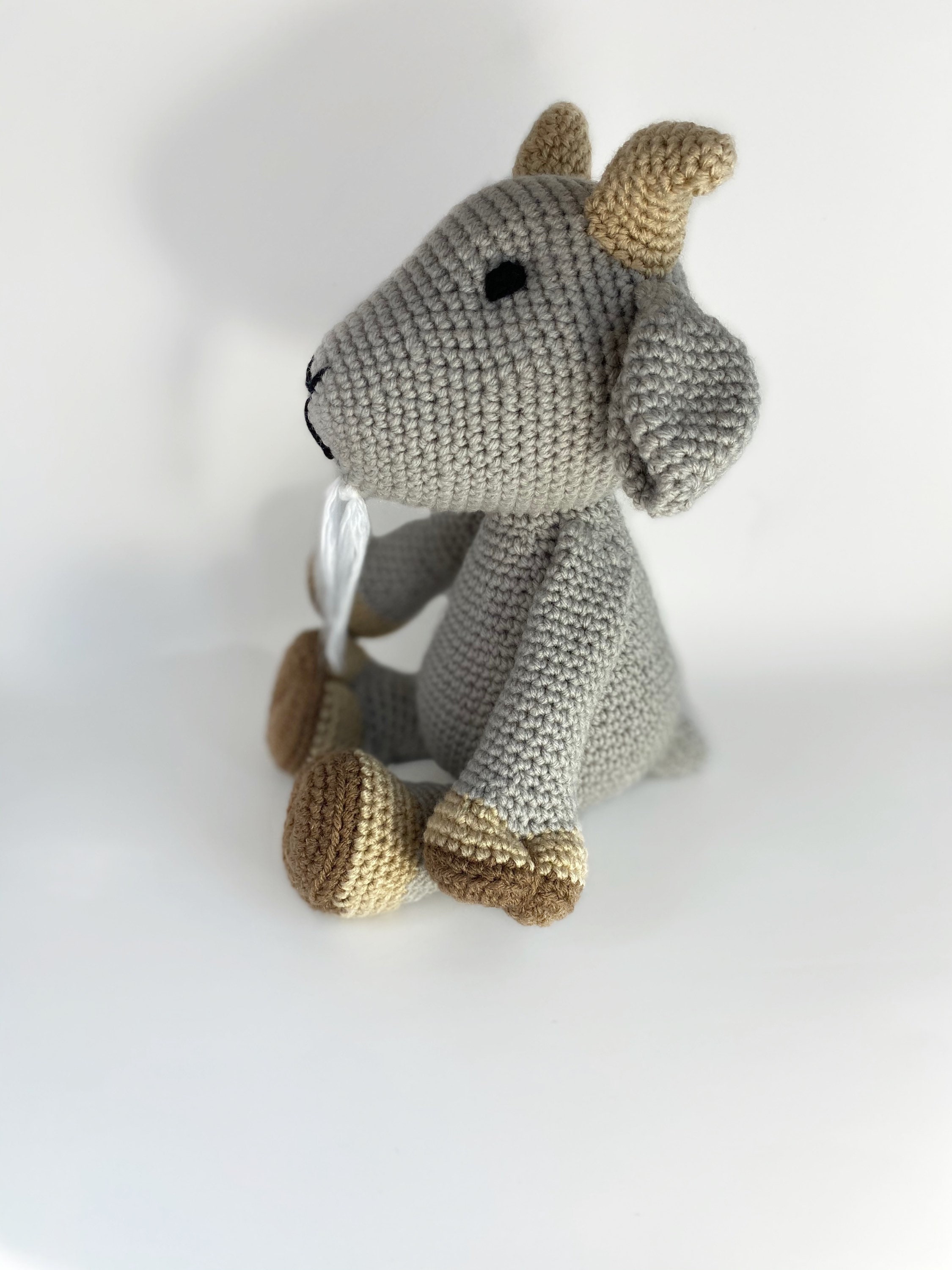Crochet Stuffed Animal Goat - Etsy