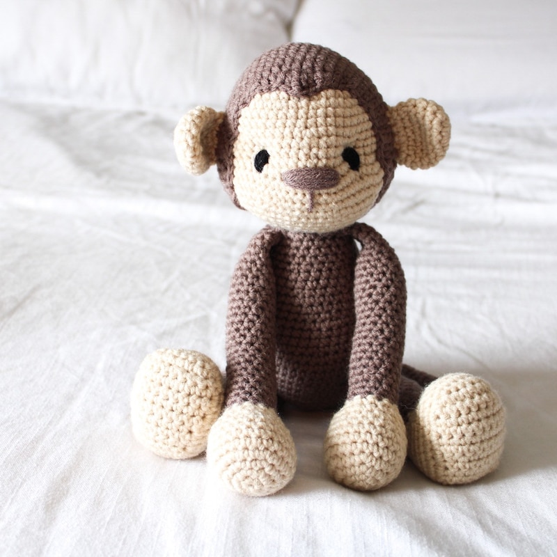 Crochet Monkey - Etsy