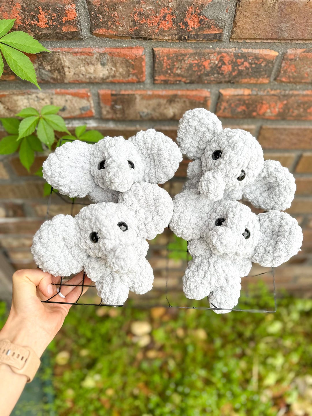 Handmade Crochet Elephant Plush: Mini Chonky Amigurumi Gift - Etsy