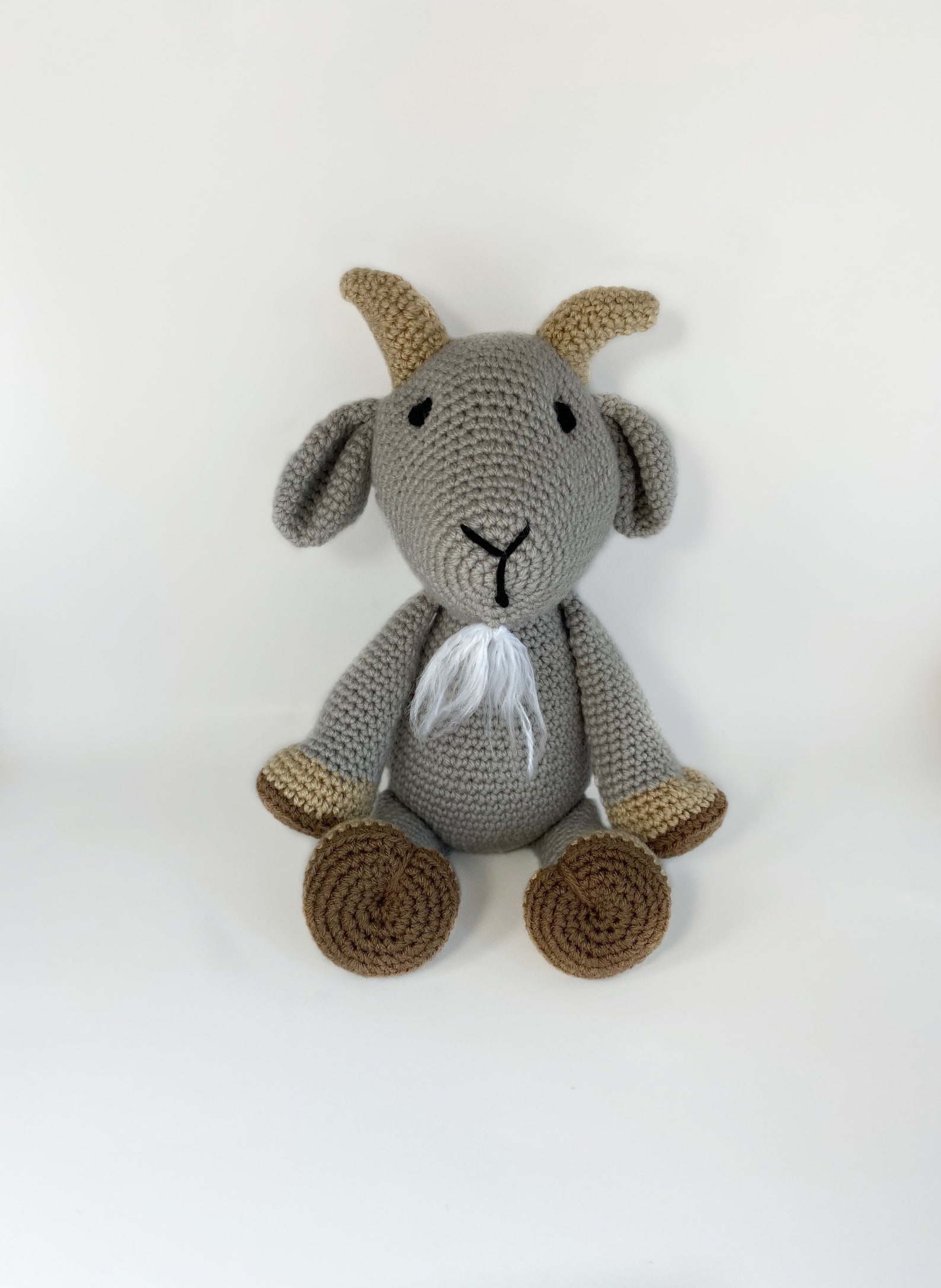 Crochet Stuffed Animal Goat - Etsy
