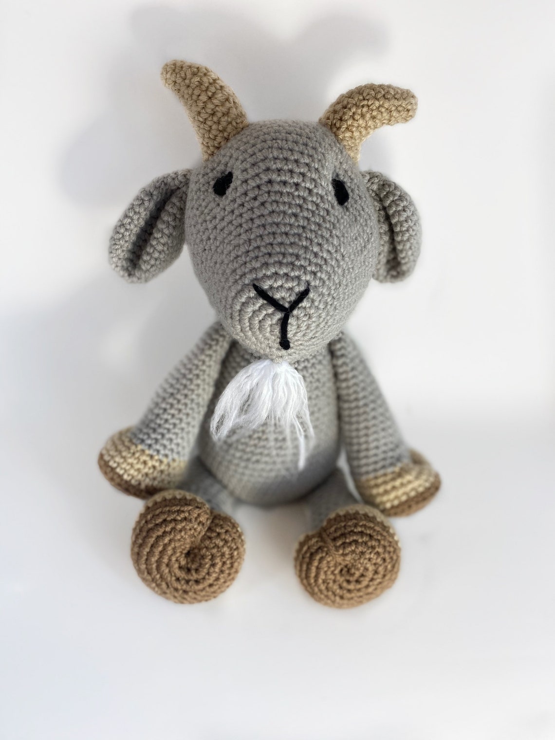 Crochet Stuffed Animal Goat - Etsy