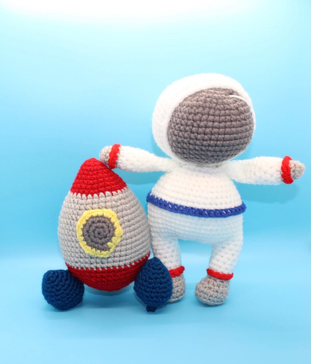 Crochet Astronaut and Rocket Ship - Etsy