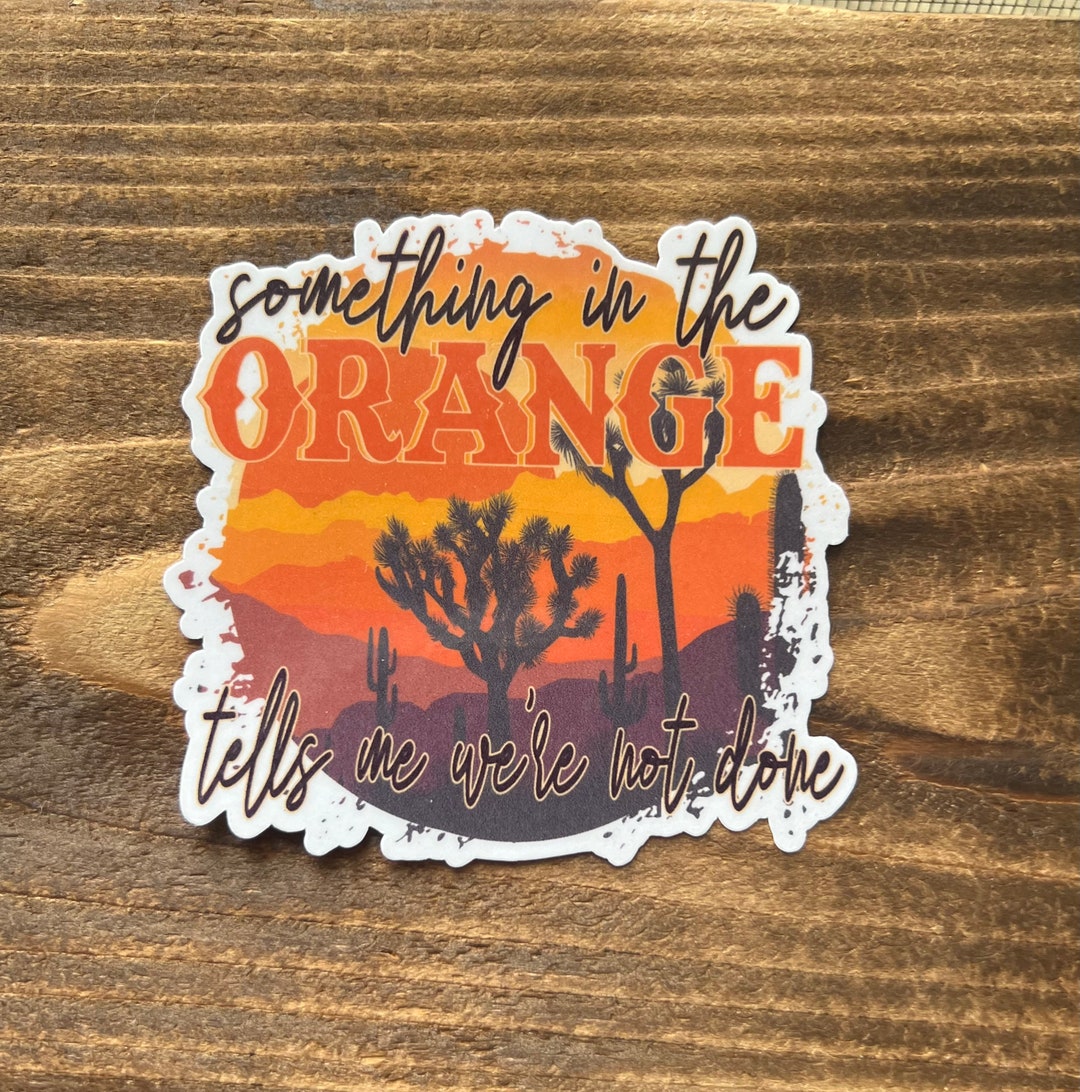 Something in the Orange Sticker | Country Song Sticker | Something ...