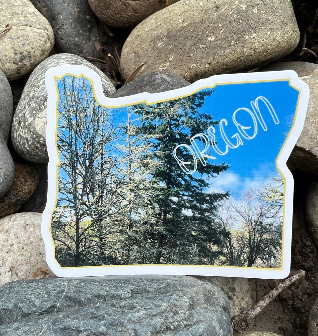 Pacific Northwest Oregon Sticker | PNW | Oregon Trees | Oregon ...