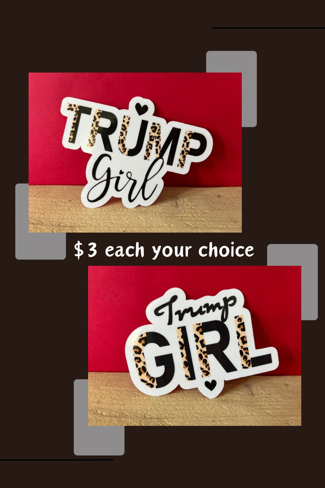 Trump Girl Sticker | President Sticker | Republican | American ...