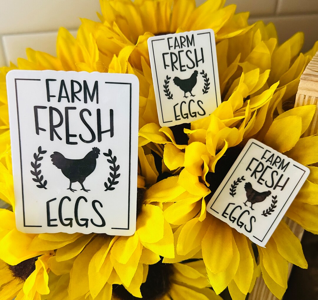 Farm Fresh Eggs Sticker Pack | Farm Fresh Eggs | Farm | Fresh | Eggs ...