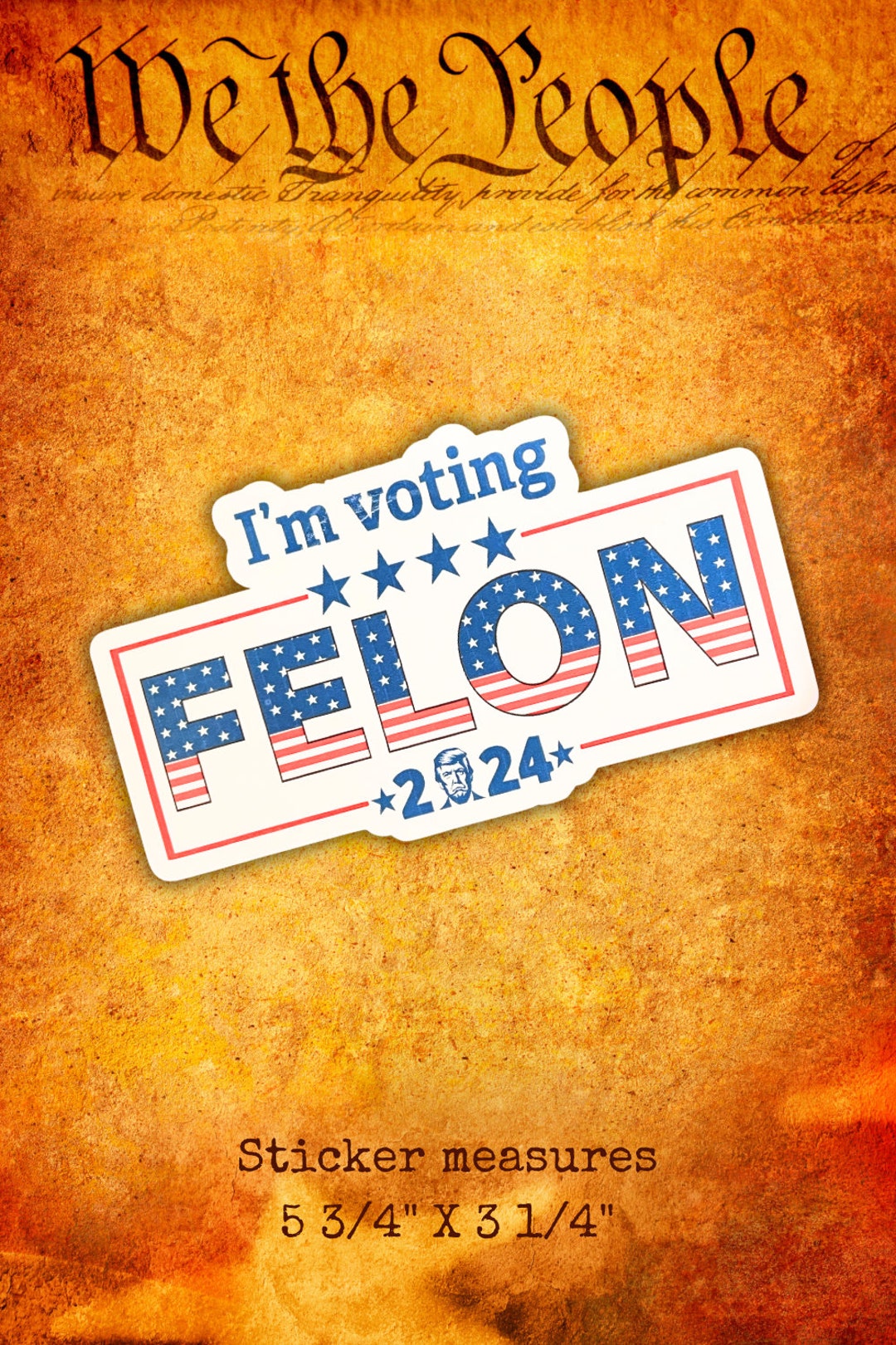 Im Voting Felon Convicted Felon Republican American Trump 2024 ...