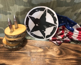 Distressed Army Star - Etsy